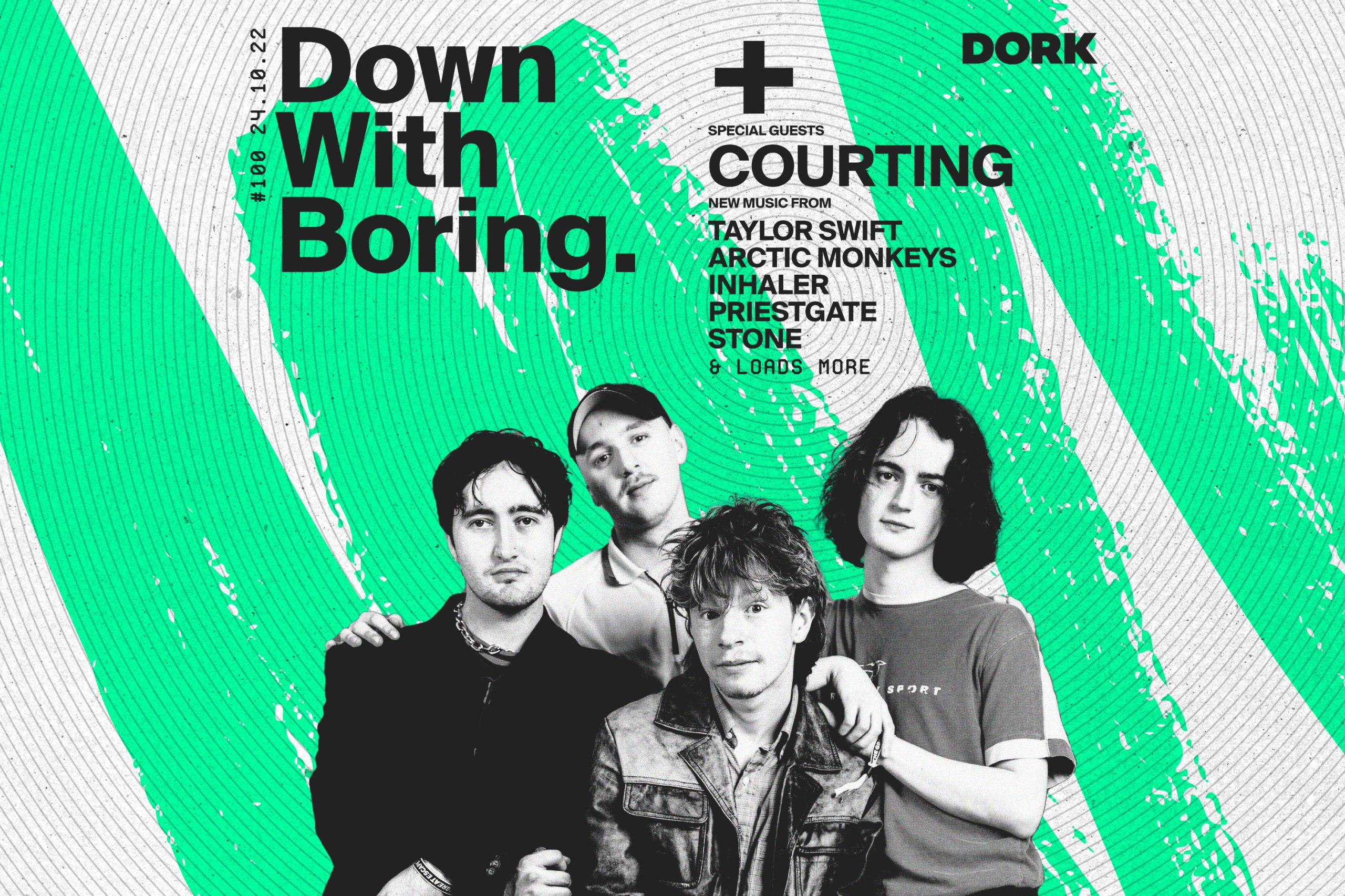 Courting are the special guests on the 100th episode of Down With ...
