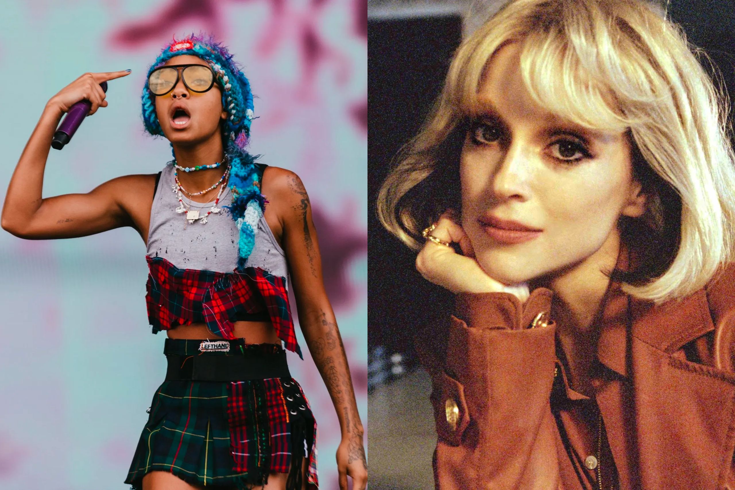 It looks like Willow and St. Vincent have been in the studio together - Dork