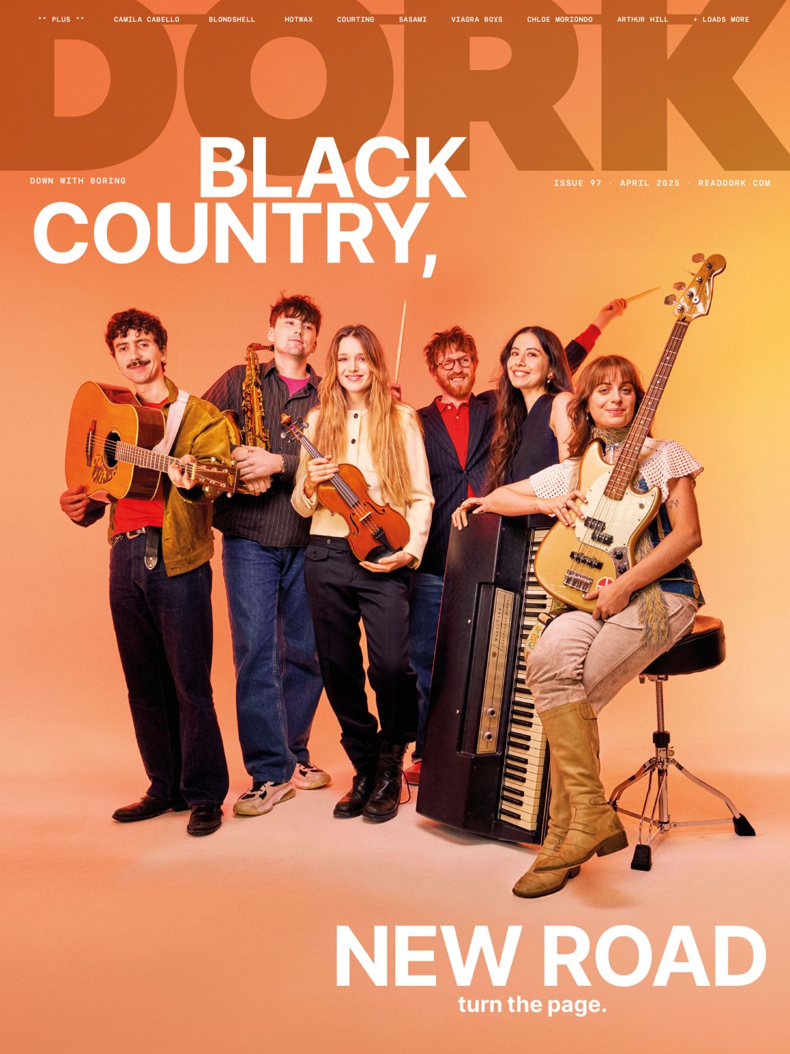 Introducing the April 2025 edition of Dork, with Camila Cabello, Black ...